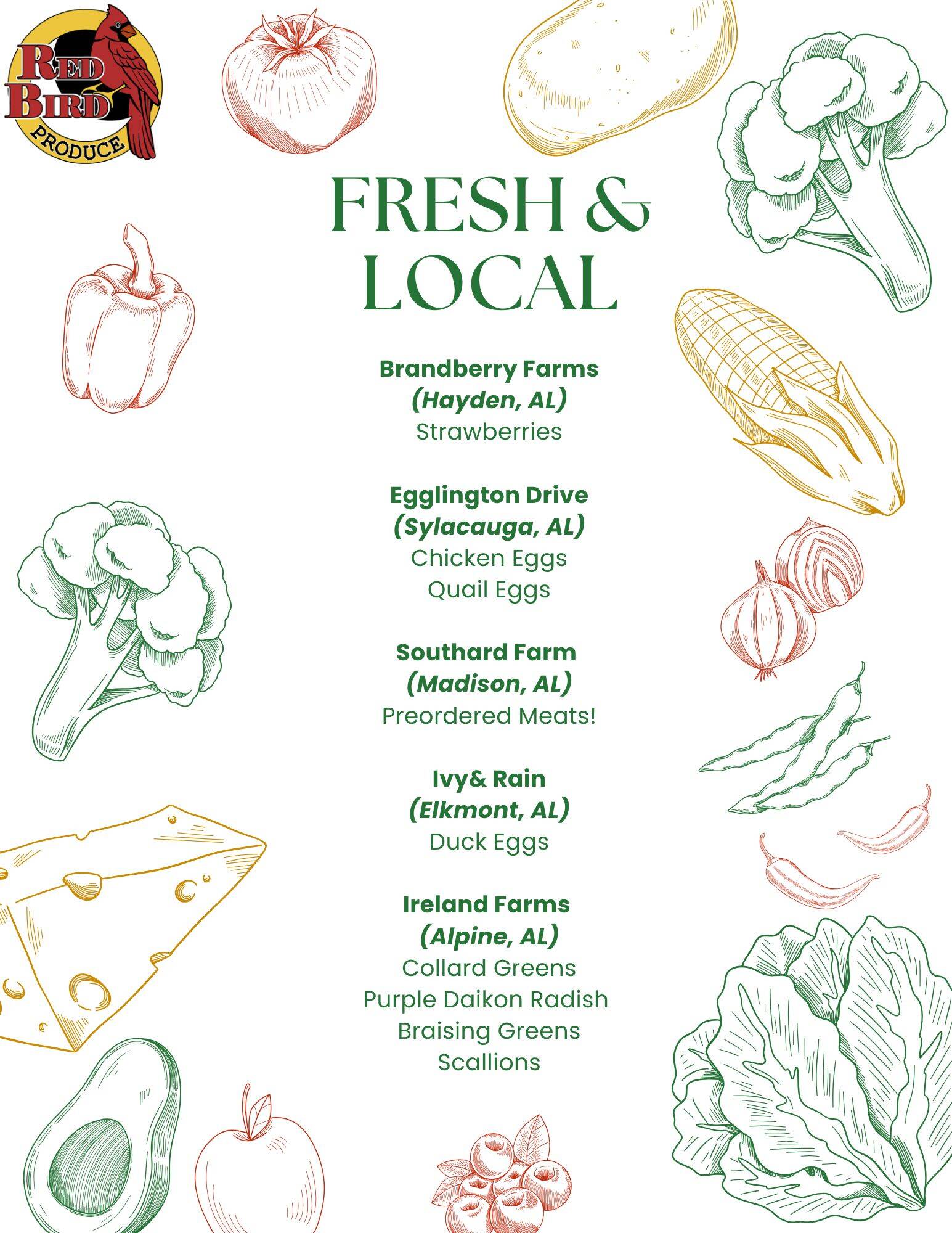 Home | Red Bird Produce